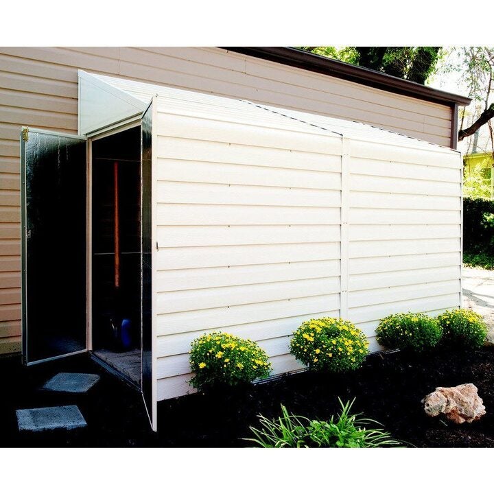 Lowe's: Arrow 4' x 10' Yardsaver Steel Shed With Floor Frame Kit ...